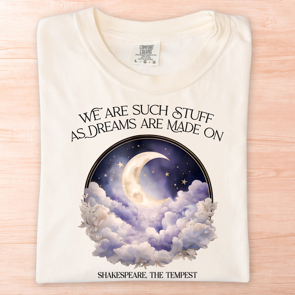 Shakespeare Dreams Made On Tempest T-Shirt – Fables and Foxes